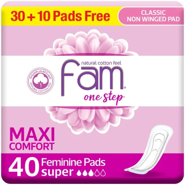 Fam Natural Cotton Feel Super Sanitary Pads