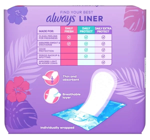 Always Thin Liners Unscented 360 Count