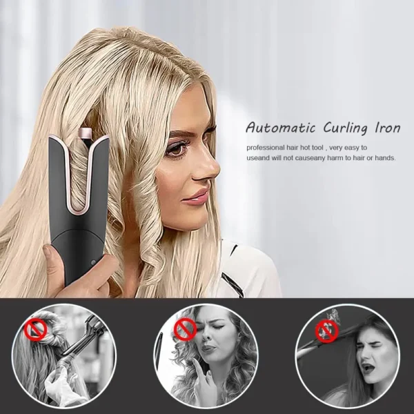 Automatic Curling Iron, Easy Hair Curler for All Ages