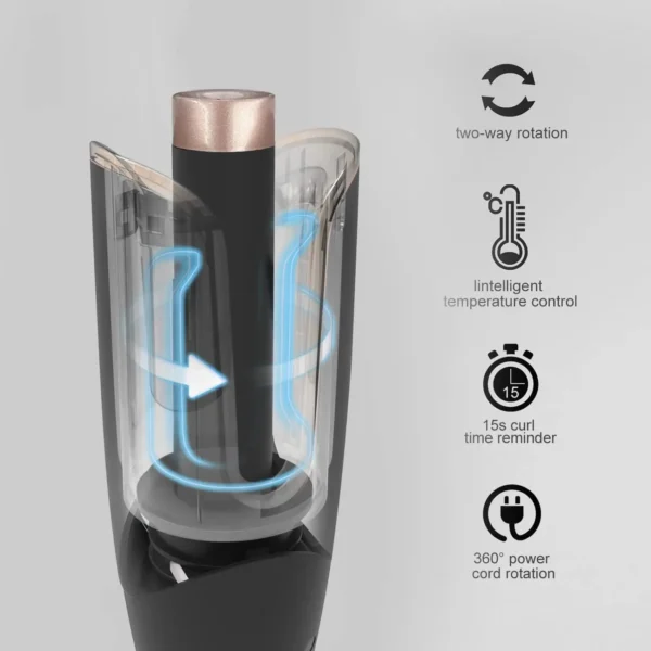Automatic Curling Iron, Easy Hair Curler for All Ages