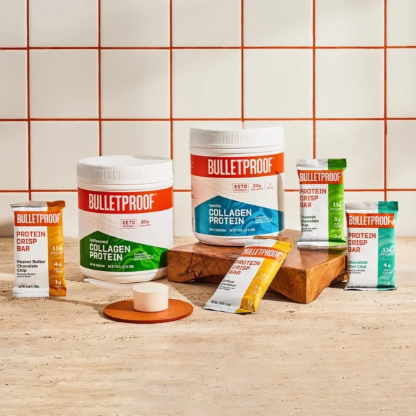 Bulletproof Protein Bars, Peanut Butter Chocolate Chip, 12ct